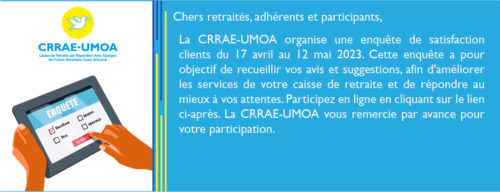 Accueil - CRRAE-UMOA